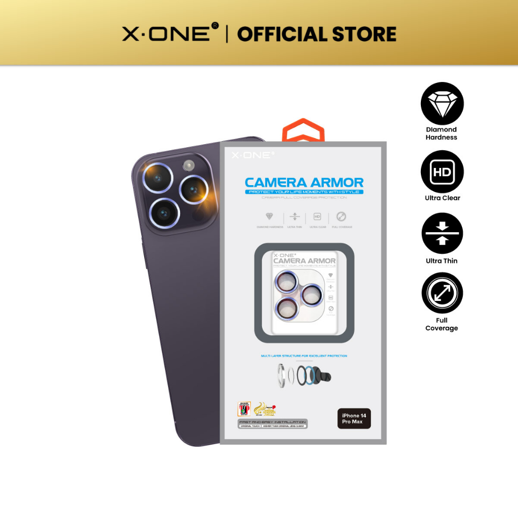 X.One Camera Armor for iPhone 15 Pro Max, 15 Pro, 15 Plus, 15 Sapphire ...