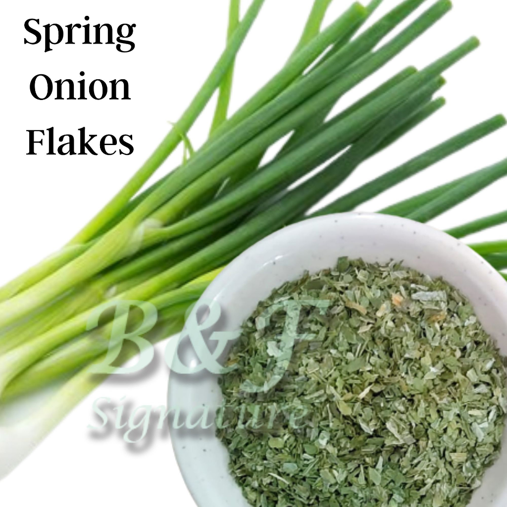 Spring Onion Flakes 300g Dried Spring Onion Small Flake 香葱碎 dehydrated ...