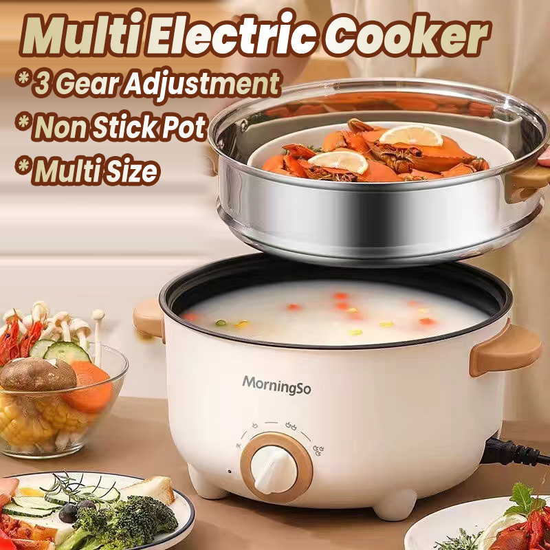 [Ready Stock] Electric Cooker with Steamer Multi Cooker Electric Pot ...