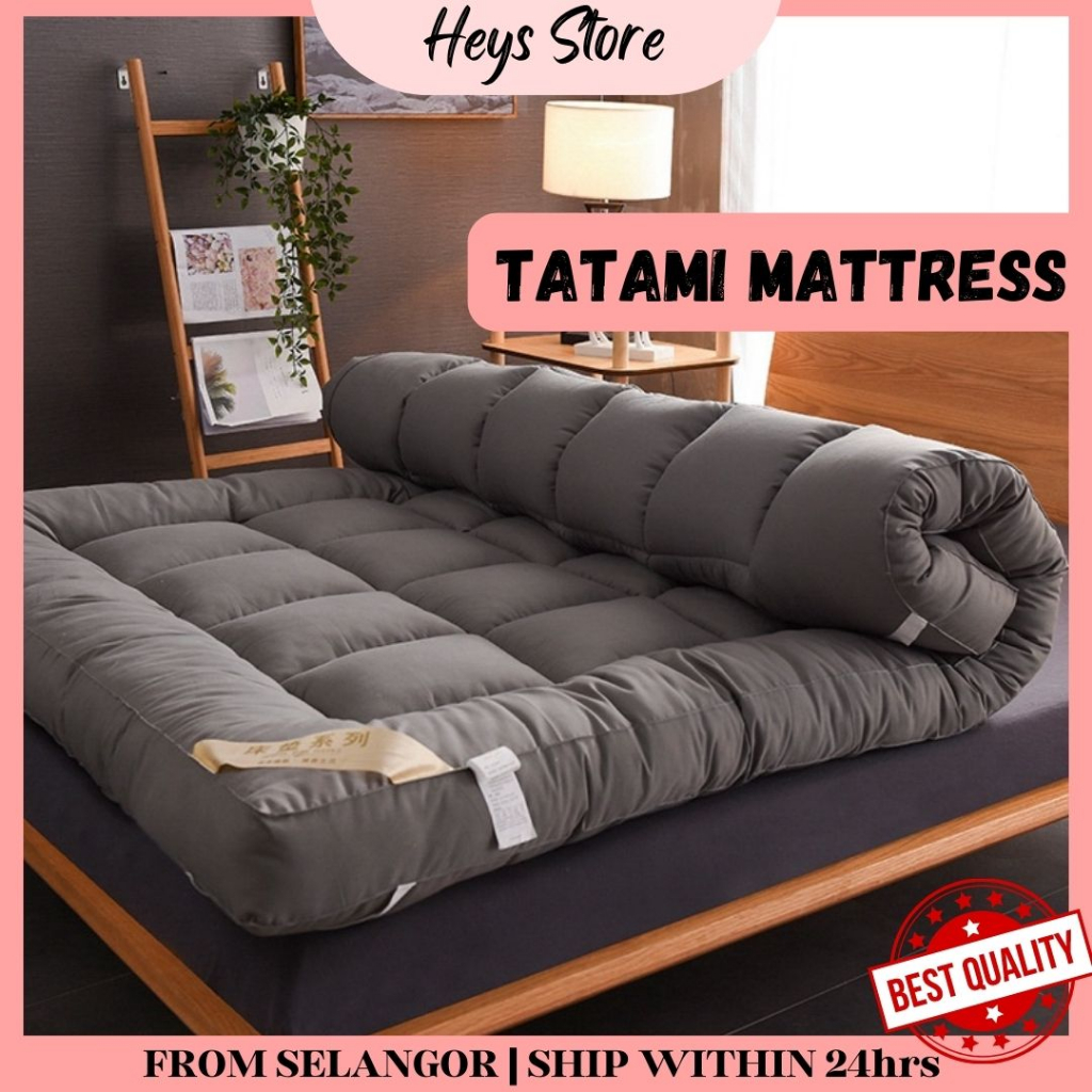 5cm Tatami Mattress Topper Single/Queen/King Feather Velvet Soft Tilam ...