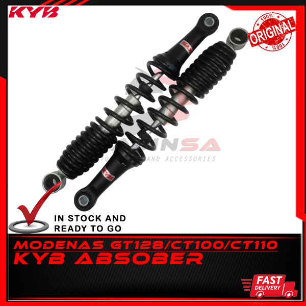 MODENAS GT128 CT100 CT110 ABSORBER KYB 100% ORIGINAL MONOSHOCK MONO MS4006B MODENAS GT128 CT100 ...