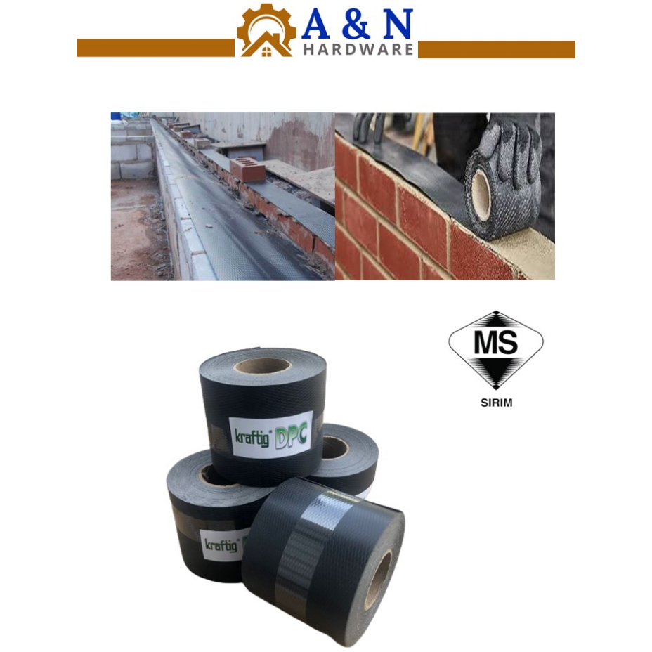 Damp Proof Course DPC Bricklaying Conceal Flash Ikatan Batu Bata Fibre ...