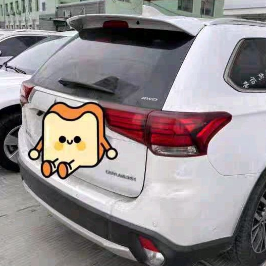 Mitsubishi Outlander (2016_2023) Rear Spoiler ABS material | Shopee ...
