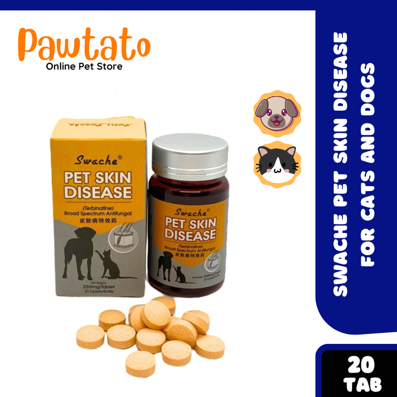 Swache Pet Skin Disease / Anti-Fungal Tablet for Dogs & Cats 250mg ...