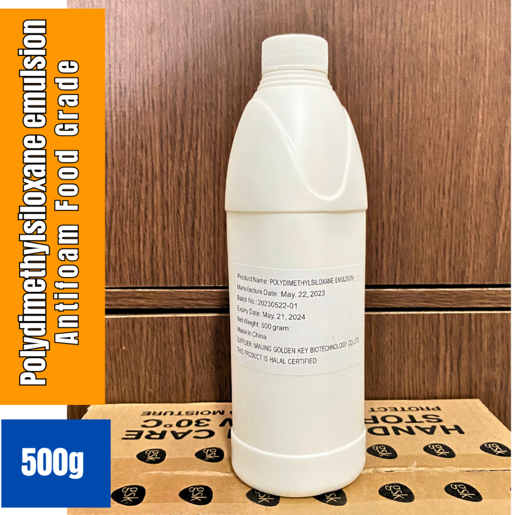 EXP : 15.11.2024 Polydimethylsiloxane Emulsion Antifoam Food Grade 500g ...