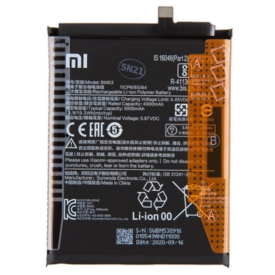 XIAOMI Mi 10T Mi10T Pro 5G K30S 4G Battery Mi10 T BM53 Mi10T M2007j3sG ...