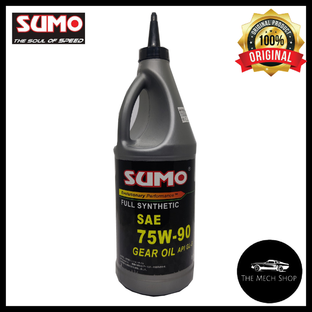 SUMO 75w-90 Fully Synthetic 75w90 Manual Gear Oil API GL-5 1Litre ...