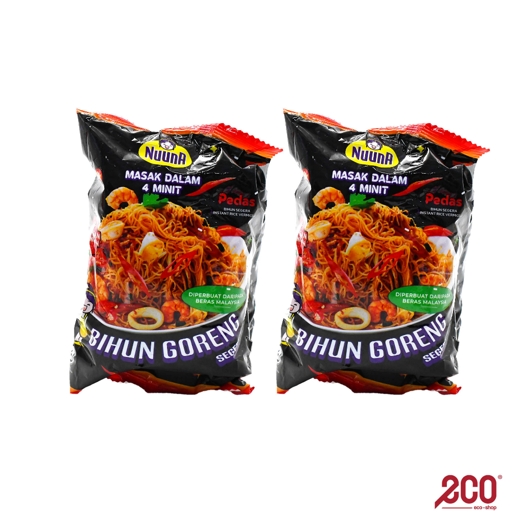 Nuuna Dried Spicy Instant Rice Vermicelli (Bihun Goreng Segera) 2S x ...