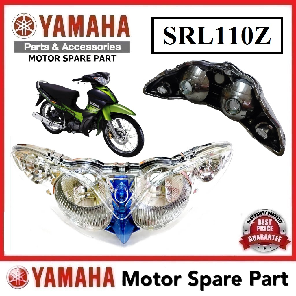 YAMAHA SRL110Z HEAD LAMP ASSY 0 HEADLAMP HEADLIGHT LIGHT LAMPU DEPAN ...