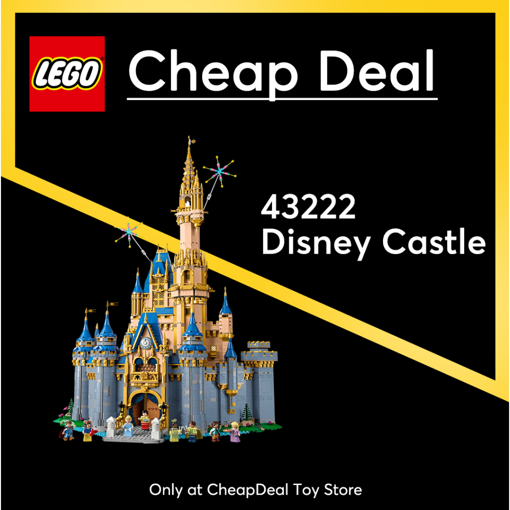 [Ready Stock] - LEGO 43222 Disney Castle (4837 Pieces) | Shopee Malaysia