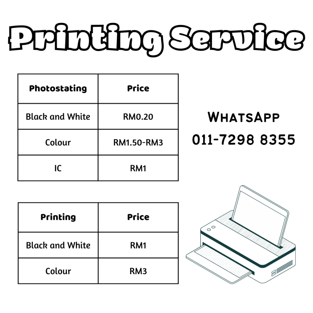 Printing Service Photostat Print Black and White Colour Bundle Print ...