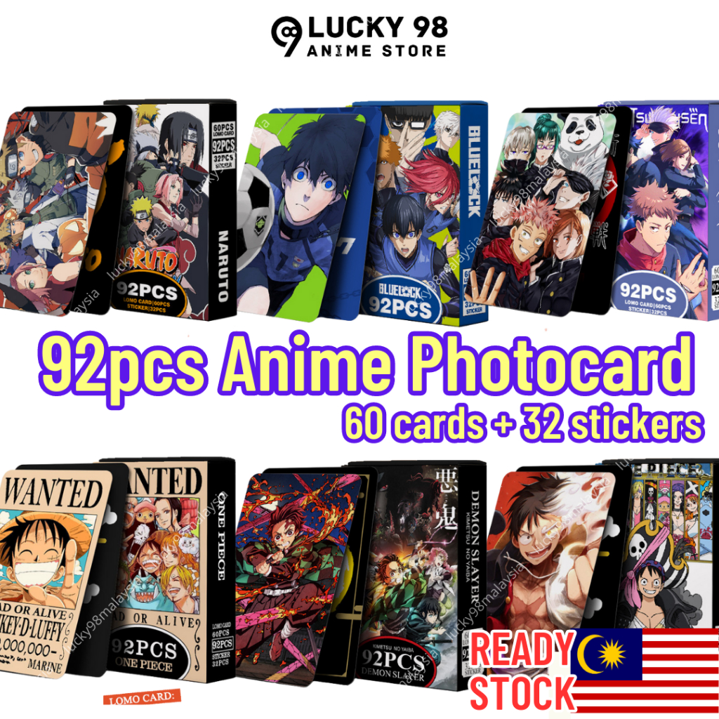 Anime Photocard Blue Lock Solo Levelling Lomo Card Demon Slayer Jujutsu ...