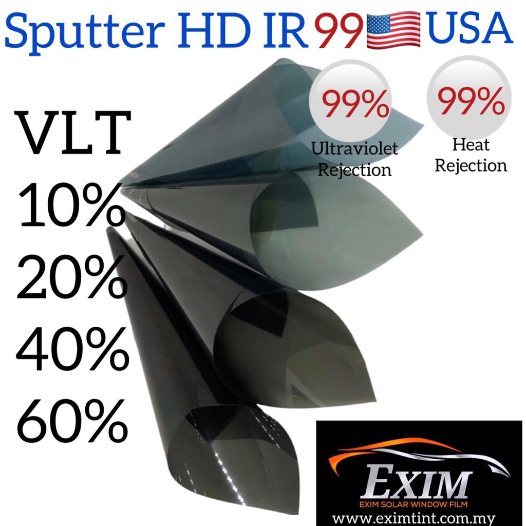 🔥FULL CAR Nano Ceramic+Sputter HD Heat Rejection IR 99 Solar Window ...