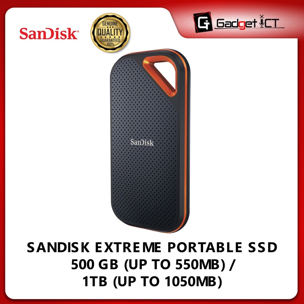 SANDISK PORTABLE SSD E30 / E61 480GB/500GB/1TB/2TB | Shopee Malaysia
