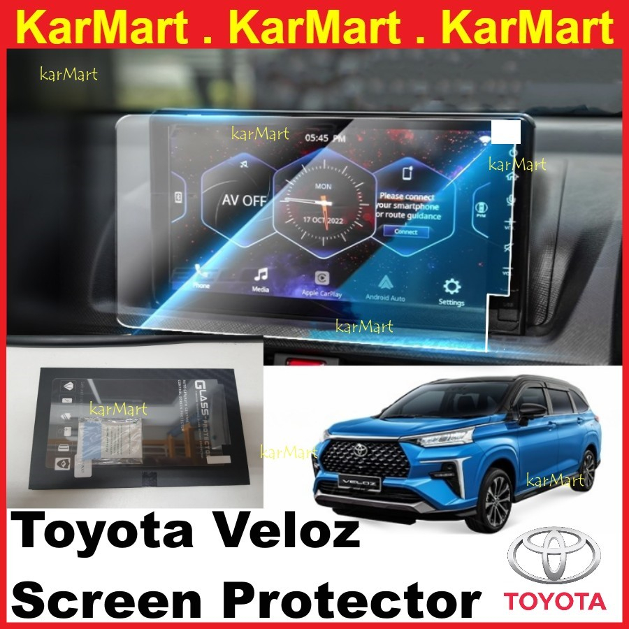 Toyota Veloz Head Unit Navigation Screen Protector Tempered Glass ...