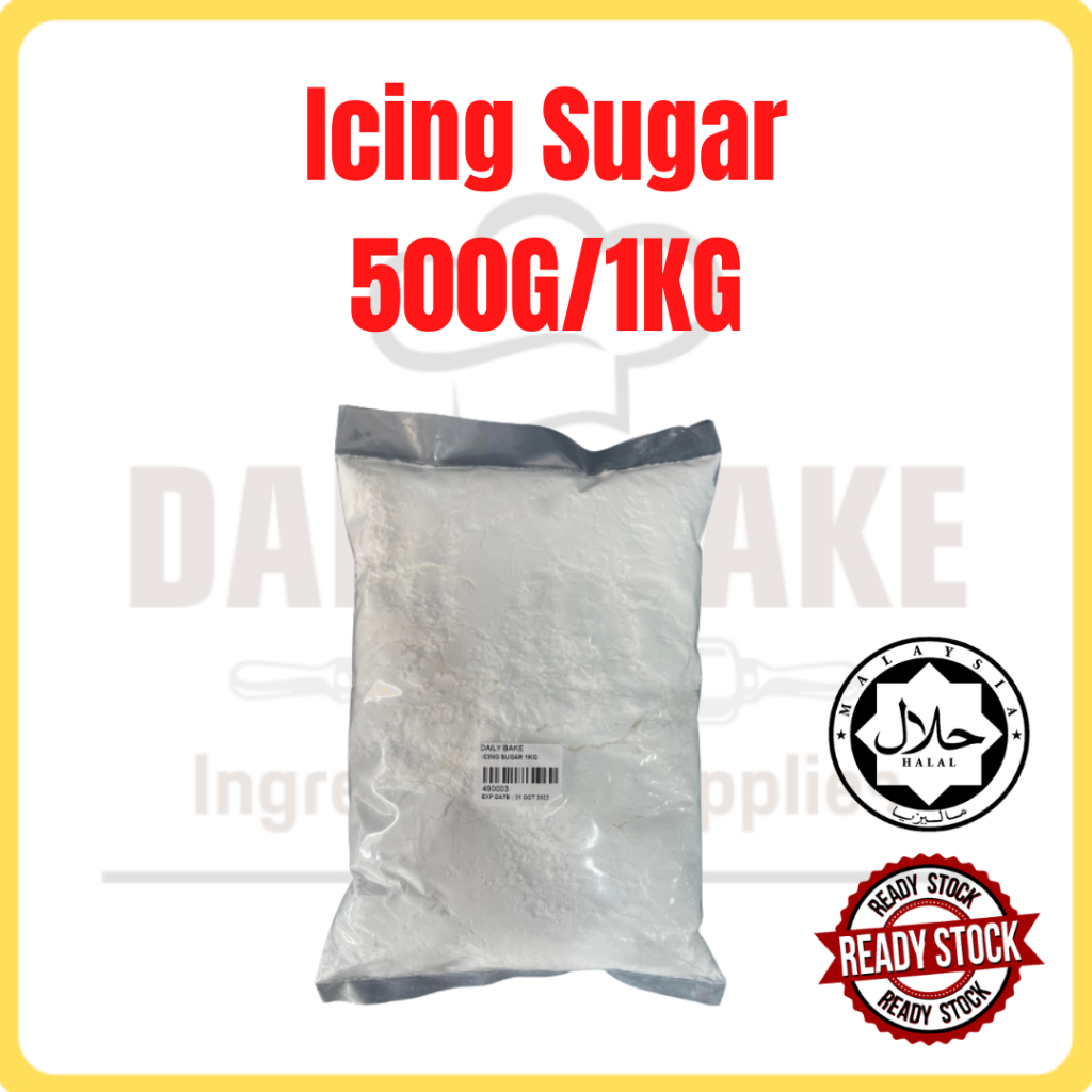 Icing Sugar500G 1KG/Gula Aising/糖粉/Ingredients/Bahan-bahan/材料 | Shopee ...