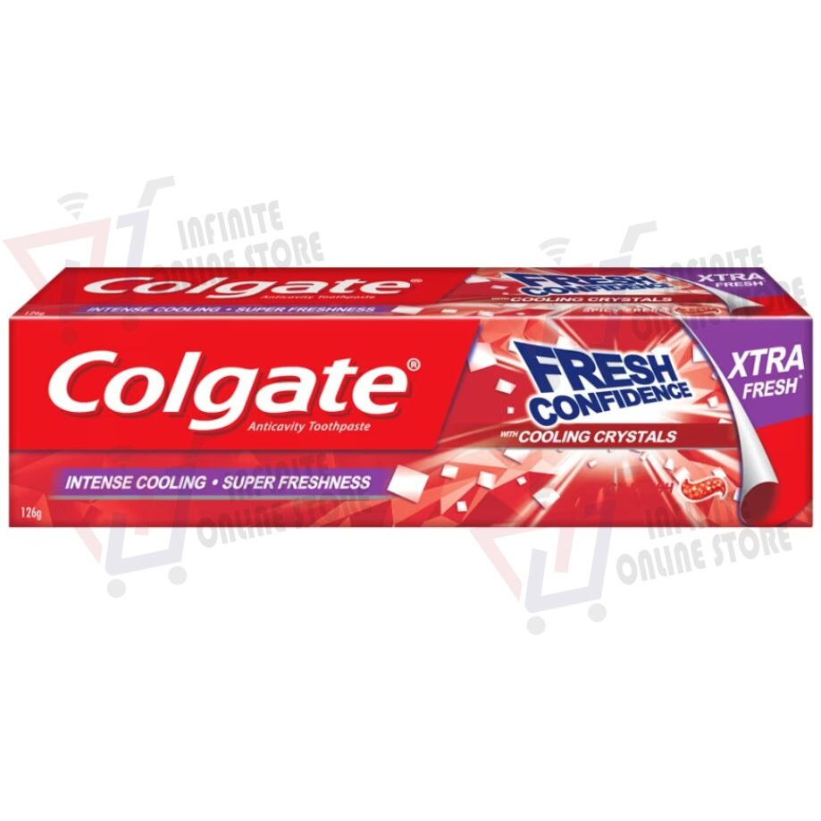 COLGATE Fresh Confidence with Cooling Crystals Spicy Fresh Toothpaste ...