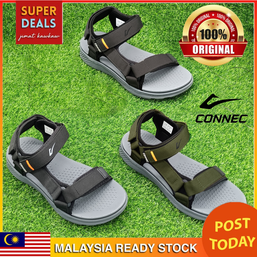 38-43] Connec Original Men Sport Sandals Ready Stock Malaysia | Shopee ...