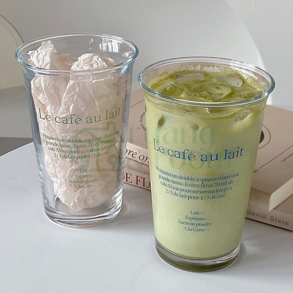 Matcha Milk Cup Cofee Art Cup Design INS Style Aesthetic Cup | Cawan ...