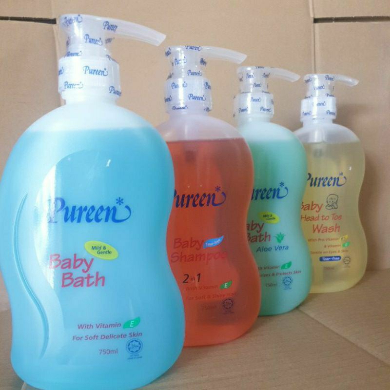 Pureen Baby Bath & Baby Shampoo 750ml | Shopee Malaysia