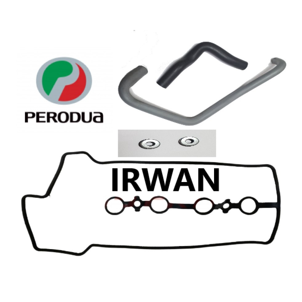 ORIGINAL PERODUA ALZA MYVI 1.3/5 VALVE COVER GASKET & HOSE (5PCS ...