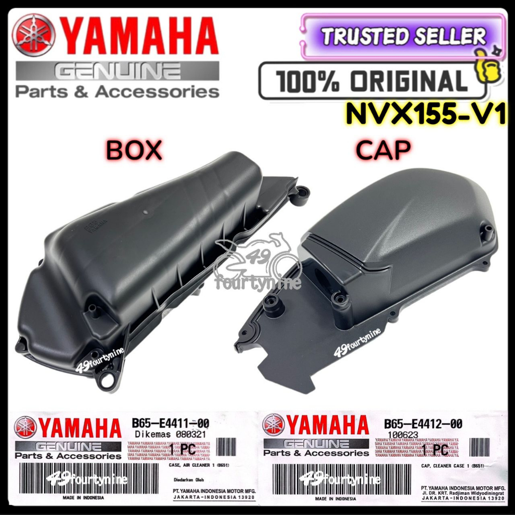 100% ORIGINAL NVX155 V1 NVX AIR CLEANER CASE BOX AIR FILTER CAP COVER ...