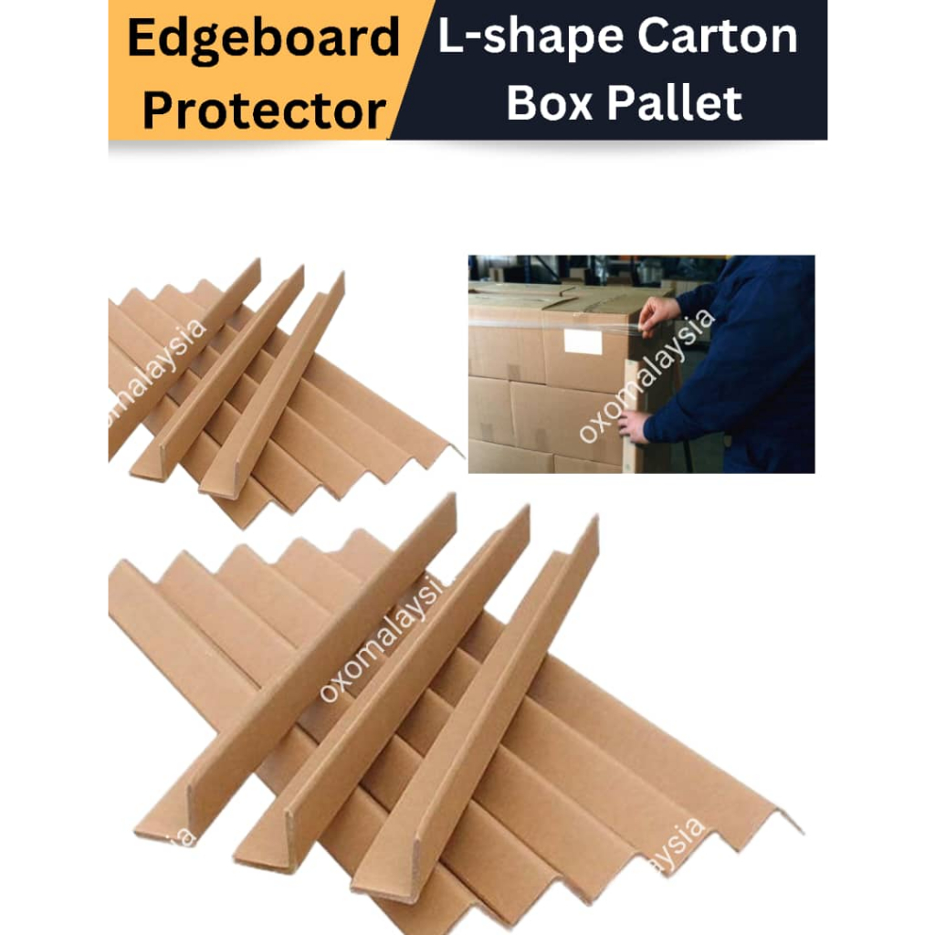 Edge board Protector L-shape Carton Box Pallet 100cm x 3cm x 3cm ...