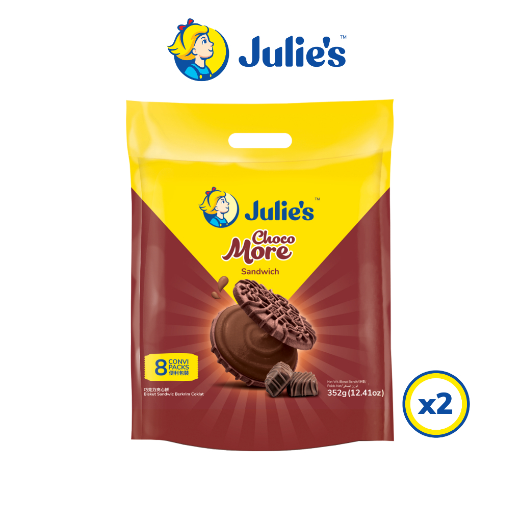 Julie's Choco More Sandwich (352g x 2 Packs) | Shopee Malaysia
