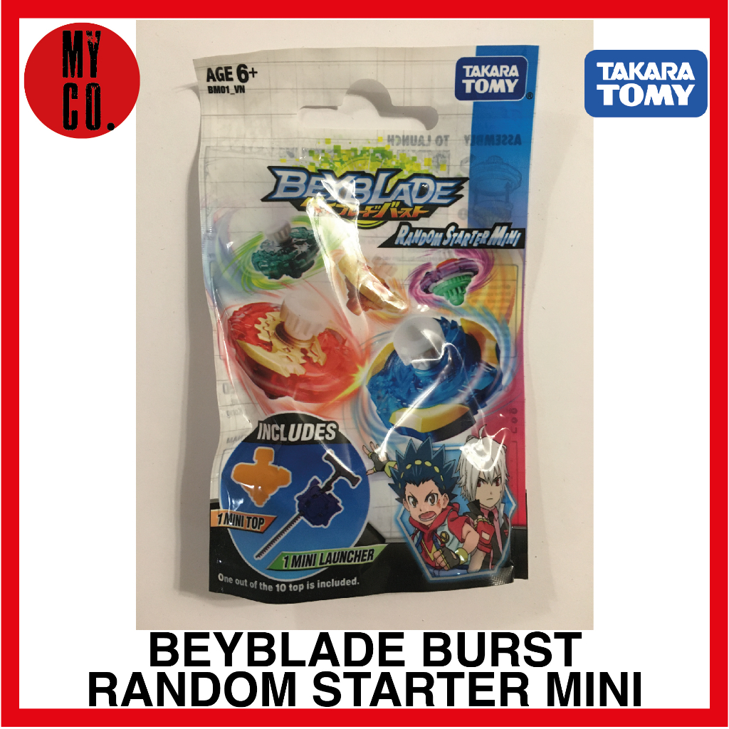 BEYBLADE BURST RANDOM STARTER MINI TAKARA TOMY | Shopee Malaysia