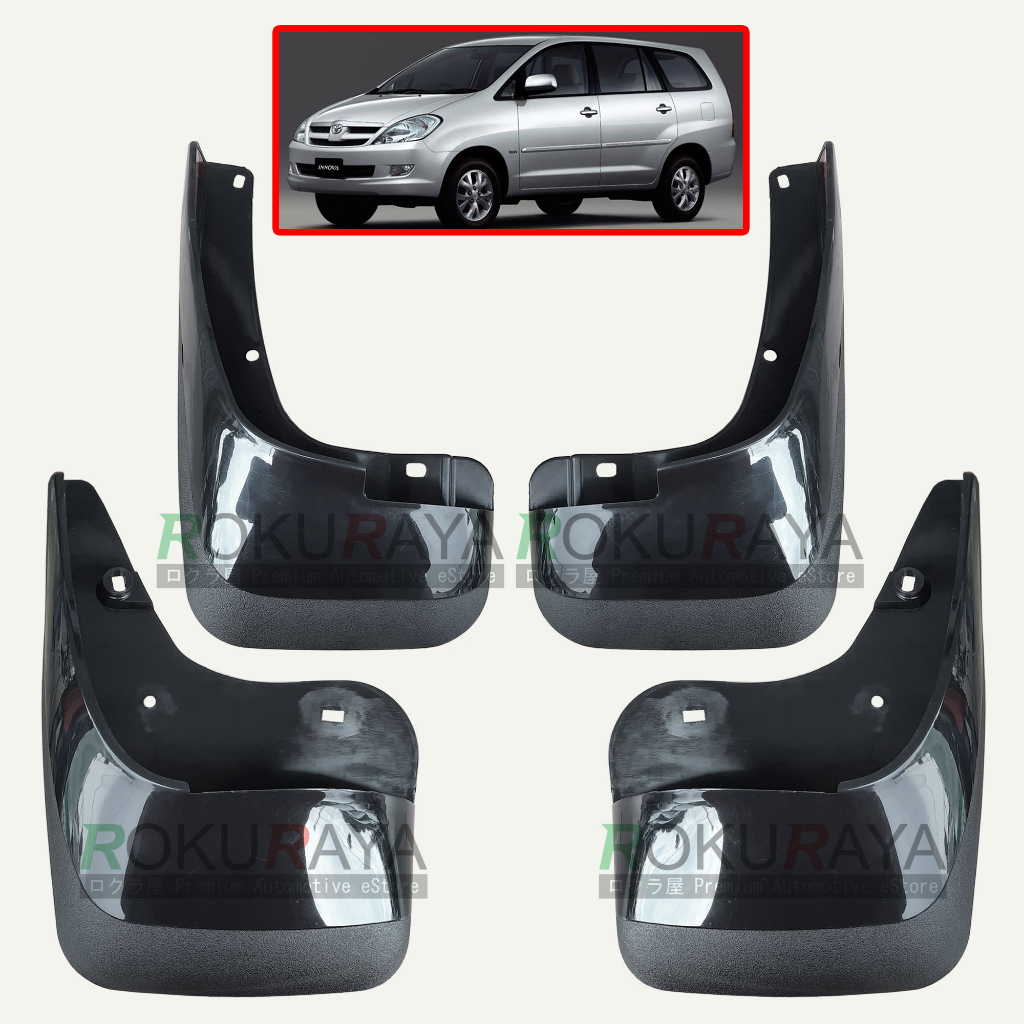 Toyota Innova 1st Gen (2005) Mud Flap Mudflap Mudflaps Mudguards Splash ...