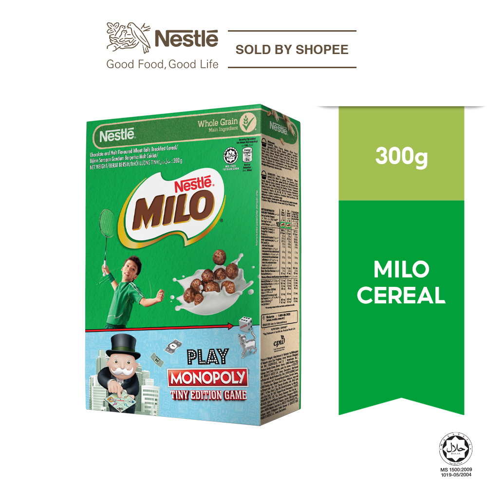 NESTLE MILO Cereal Monopoly Edition (300g) | Shopee Malaysia