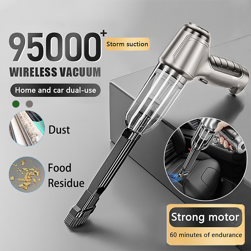 3in1 Cordless Vacuum Cleaner Wireless Strong Suction Car Vacuum Rechargeable mini vacuum kereta ...
