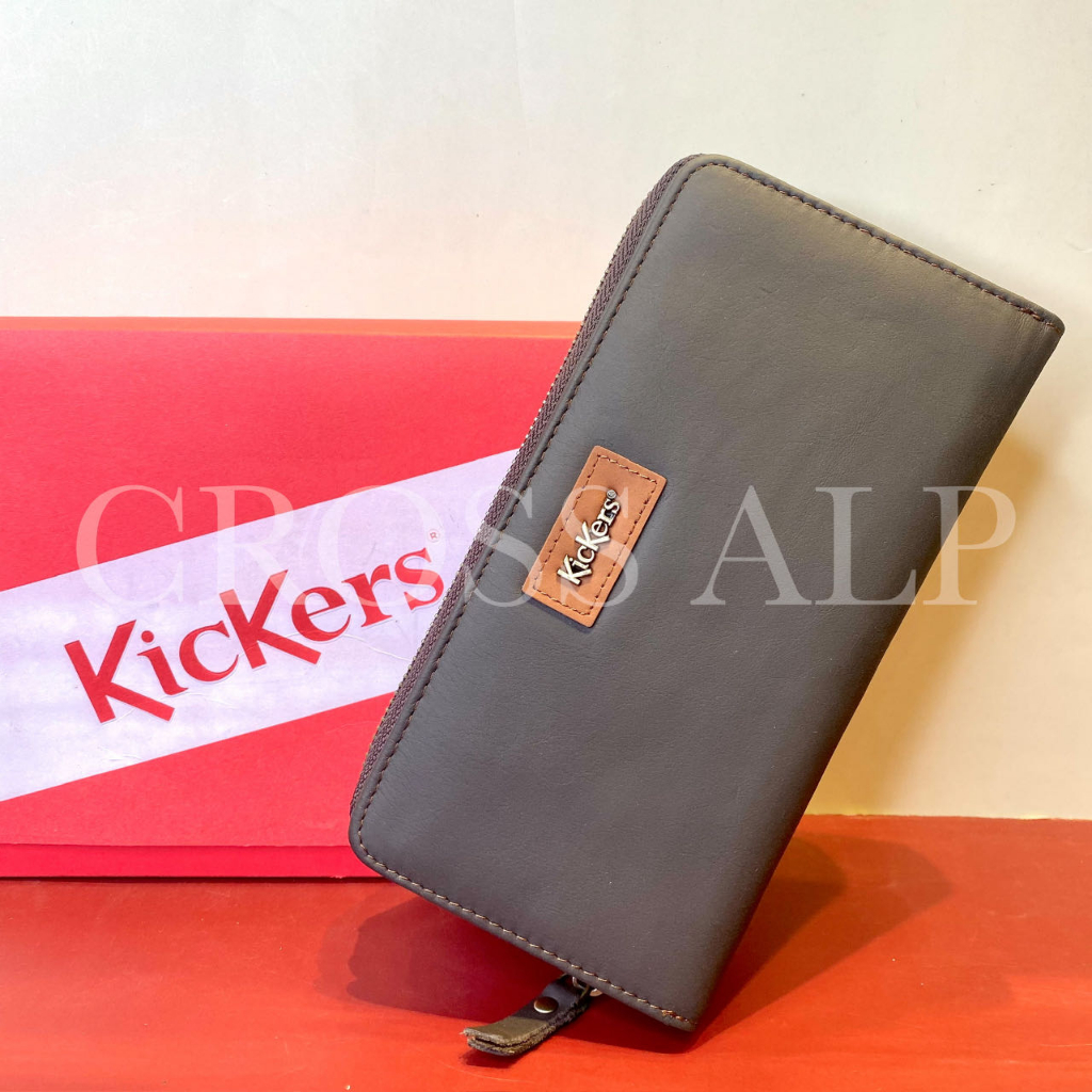 Kickers Long Purse Wallet Original Genuine Leather Male Female 50250 ...