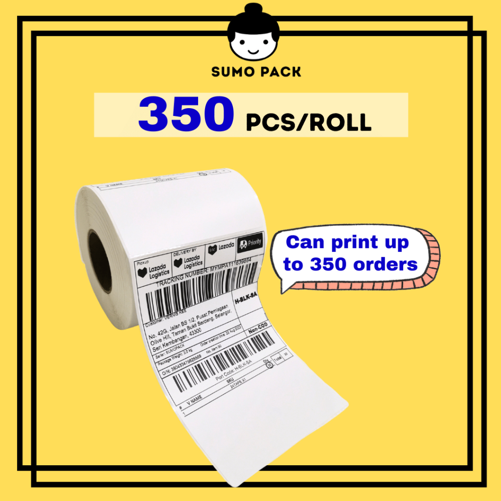 350pcs A6 Air Waybill Thermal Paper Shipping Label Consignment Note ...