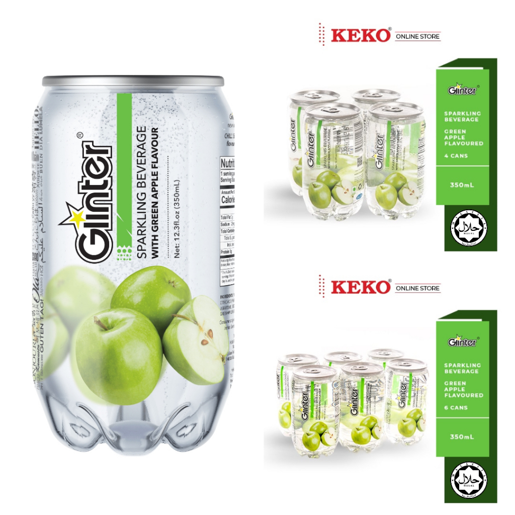 🇲🇾 [MALAYSIA 马来西亚] Halal Glinter Sparkling Drink / Carbonated Soft ...