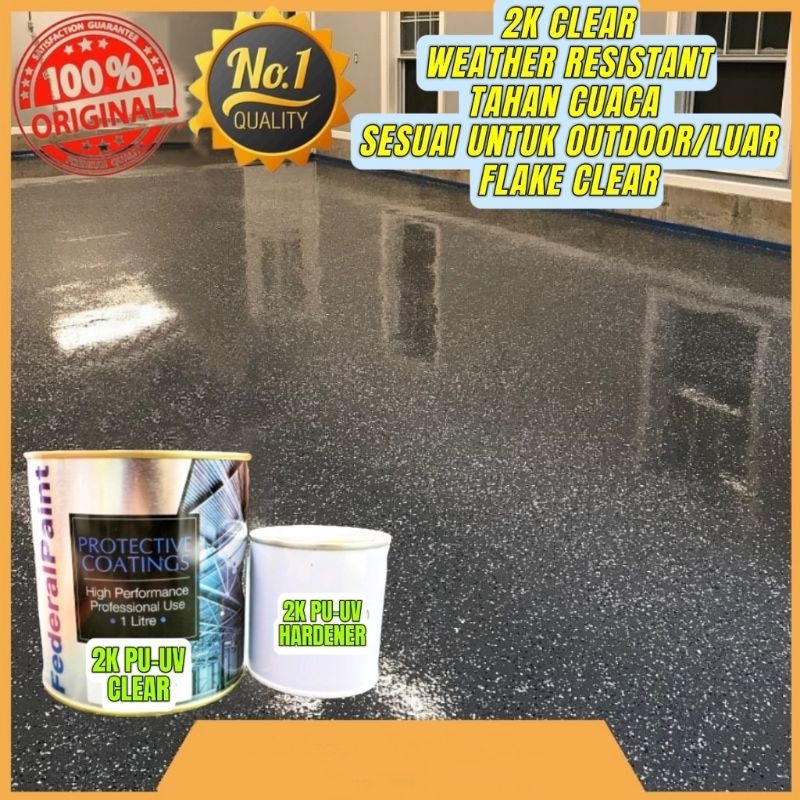 1L CLEAR EPOXY [ Professional Use ] EPOXY CLEAR COAT // TOP COAT CLEAR ...