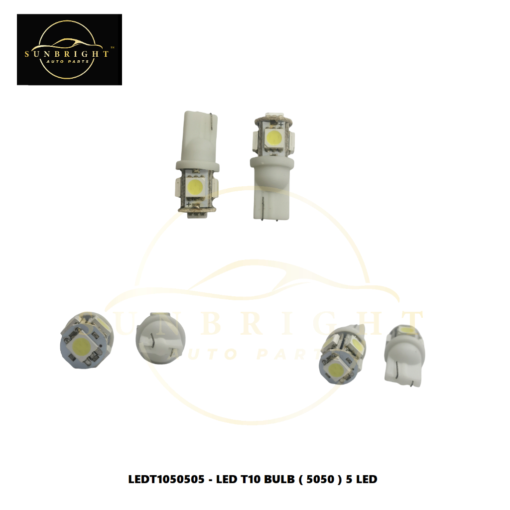 LED T10 BULB ( 5050 ) 5 LED ( ONE PACK / 5PCS ) | Shopee Malaysia