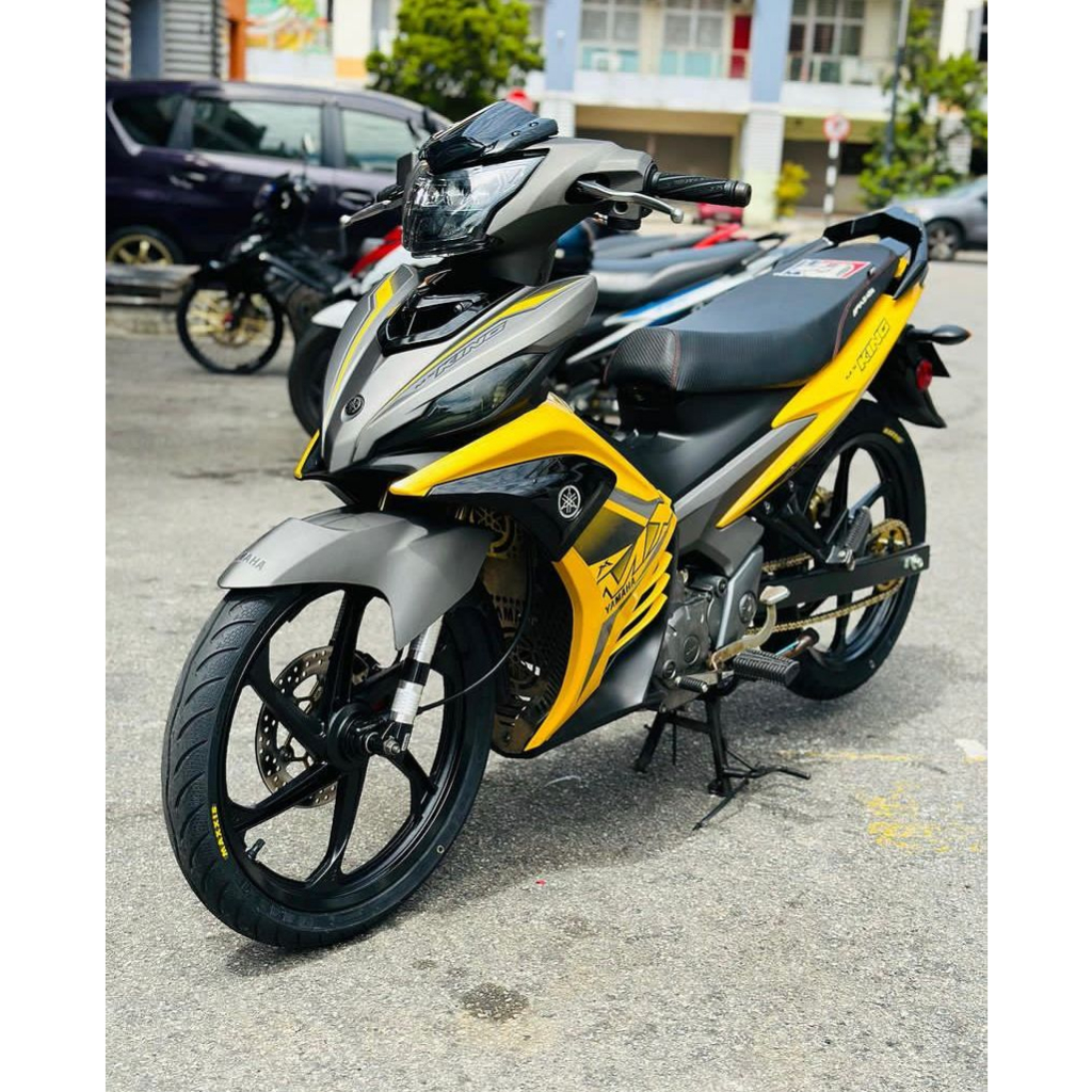 YAMAHA LC LC135 V6 V7 MX KING SUNNY YELLOW GREY MATT L6-MXK-4 COVERSET ...