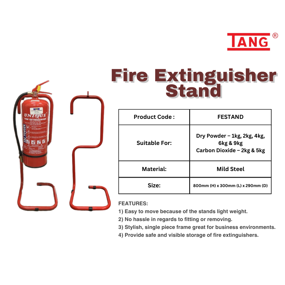 Tang Safety Fire Extinguisher Stand 灭火器支架 🧯 | Shopee Malaysia