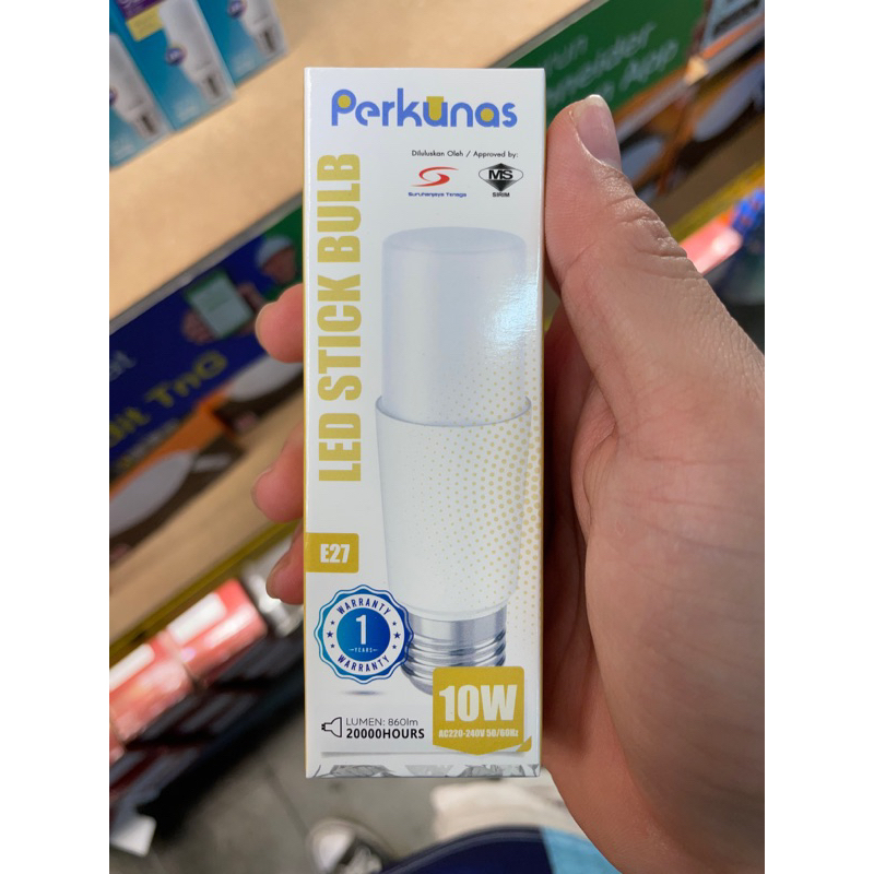 [SIRIM] PERKUNAS 10W / 15W LED STICK (6500K/4000K/3000K) | Shopee Malaysia