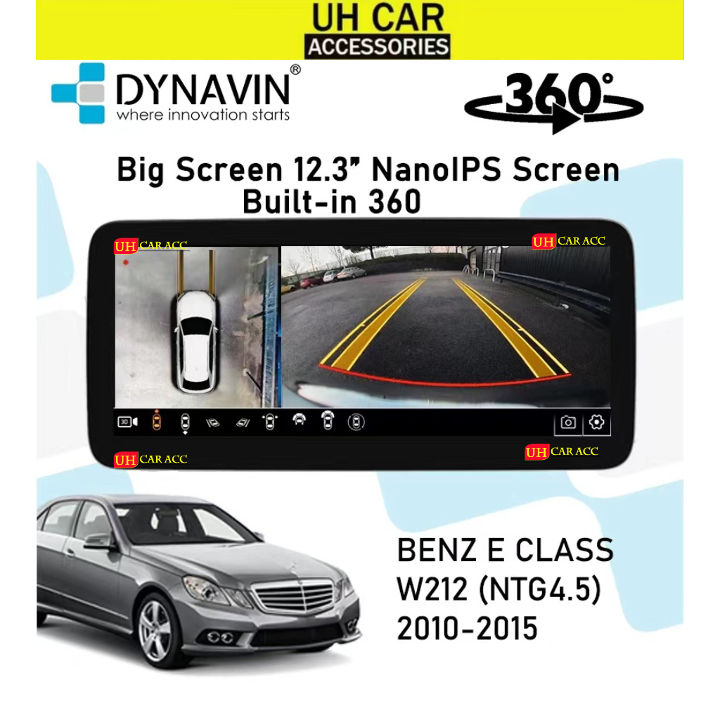 Dynavin Mercedes Benz OEM 360 Android System Screen (12.3") W212 | Shopee Malaysia