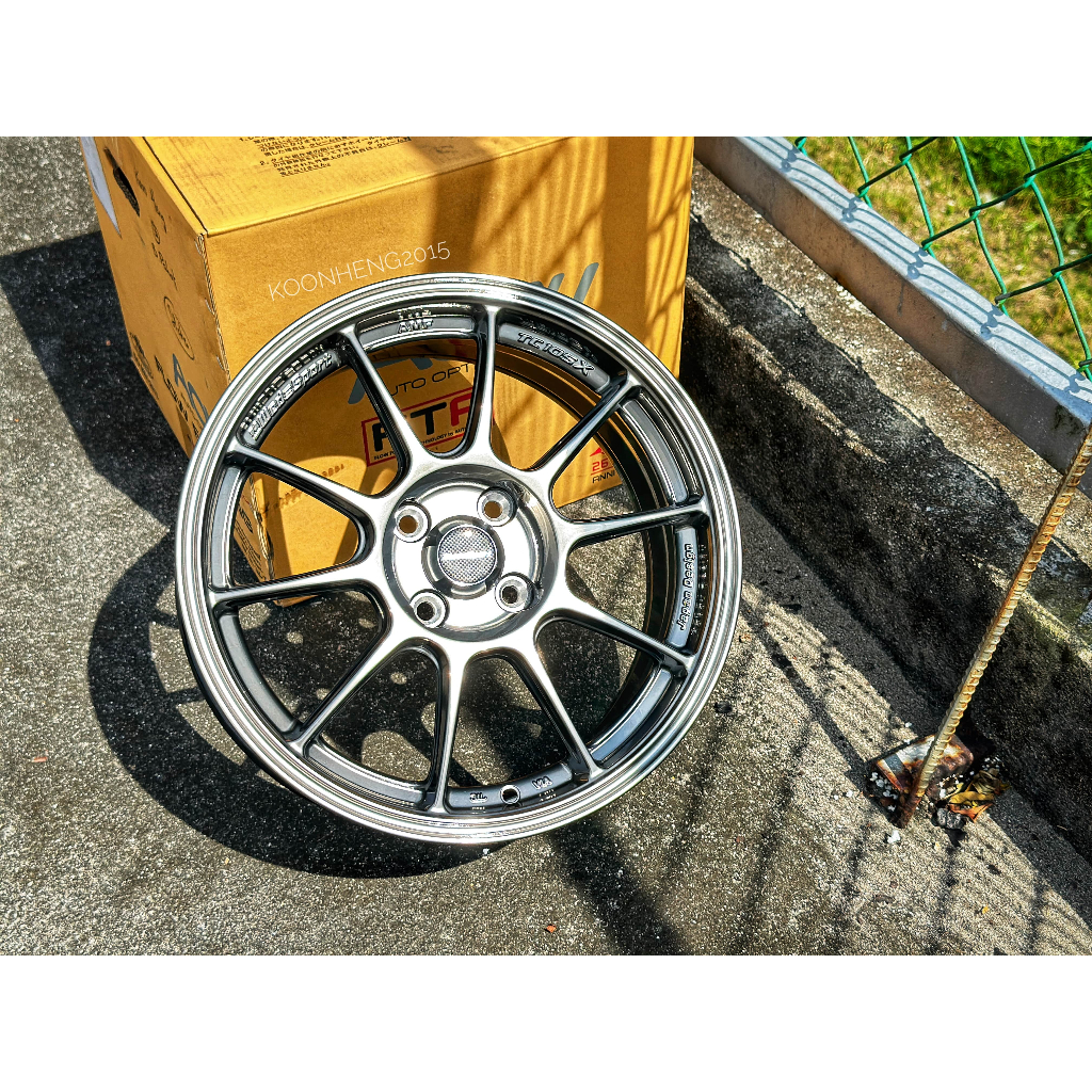 New Car Sport Rim ORIGINAL AOW Wheels TC105X 16x7J 4x100 ET38 (FLOW FORMING) - READY STOCK ...