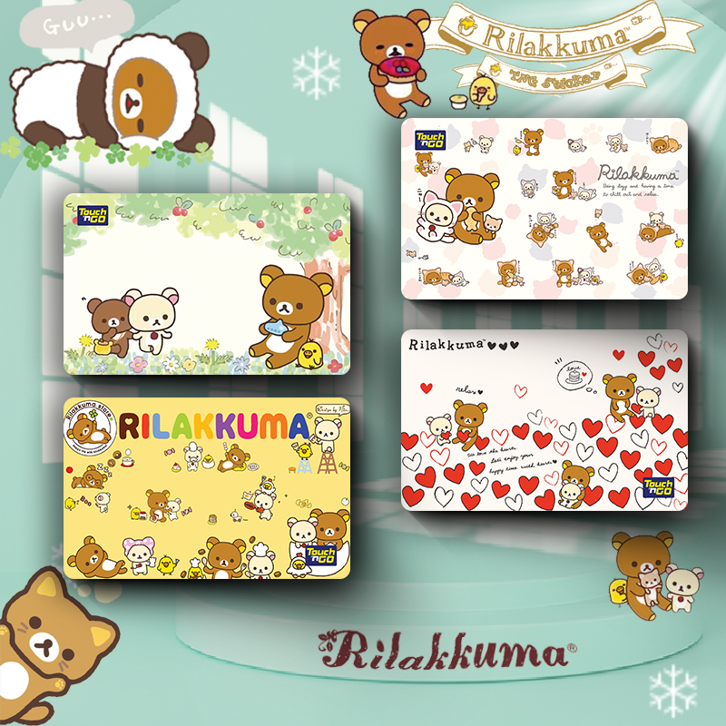 RILAKKUMA (1) TNG Pelekat - Tng Touch N Go/Bank kad pelekat pelindung ...