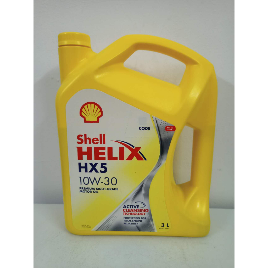 SHELL HELIX HX5 10W30 ENGINE OIL 10W-30 3L | Shopee Malaysia