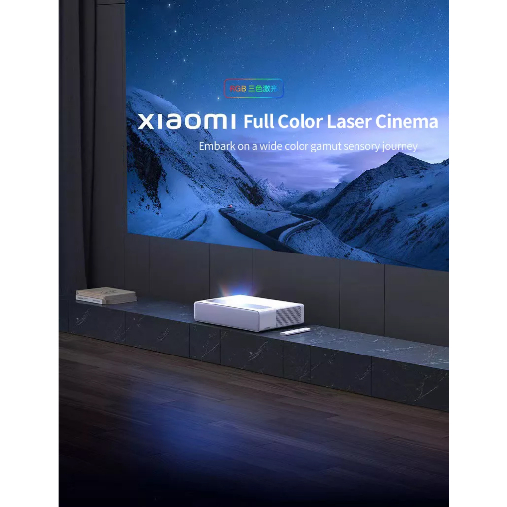 Xiaomi 2023 Full 3 color RGB 1080P UST Ultra Short throw Laser ...