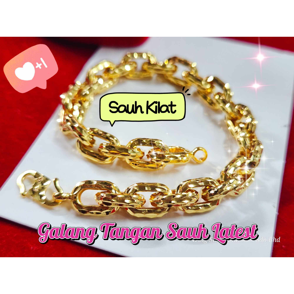Wing Sing Rantai Gelang Tangan Sauh Siti Sarah Saud Pahat Fesyen Tulen ...