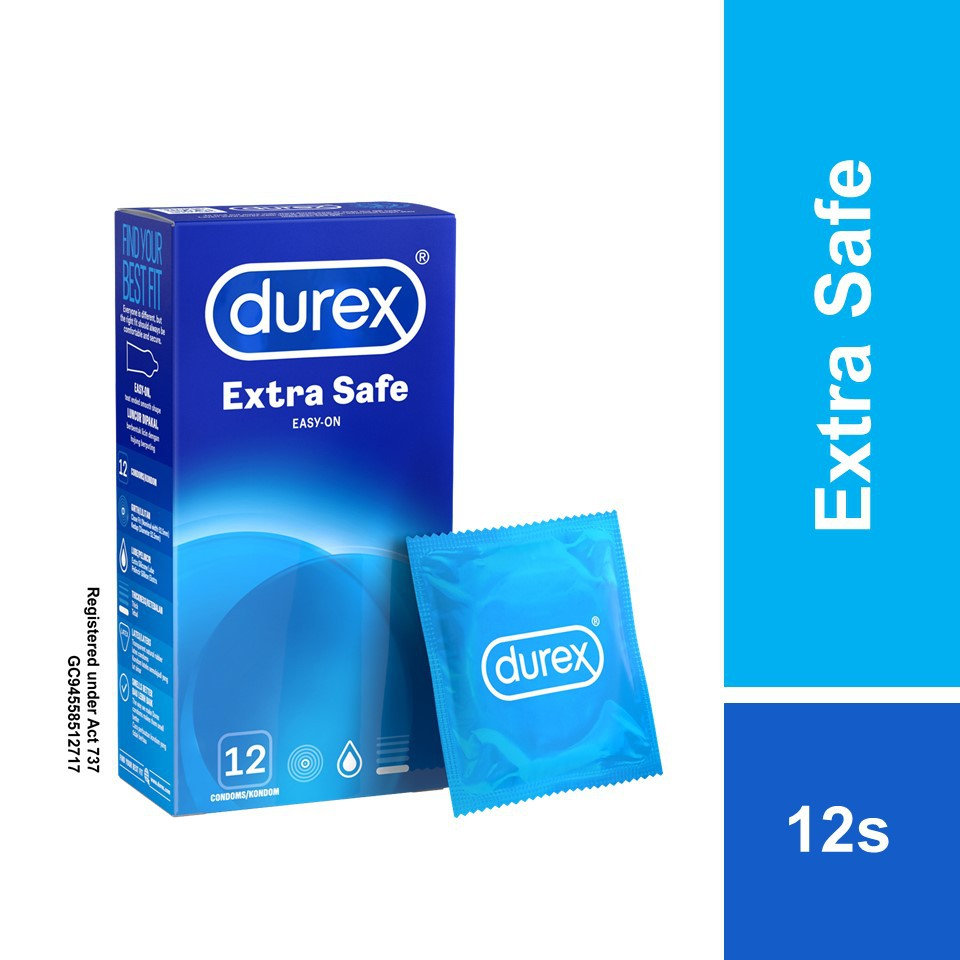 Durex Extra Safe Condoms (12's) | Shopee Malaysia