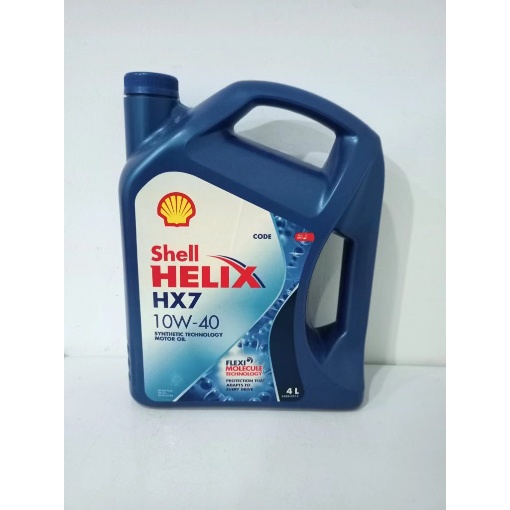 Shell Helix HX7 10W-40 Semi Synthetic Engine Oil 4L | Shopee Malaysia
