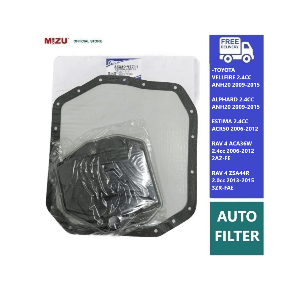 MIZU AUTO FILTER 35330-97711K,35330-0W040 TOYOTA ALPHARD ANH20 ...