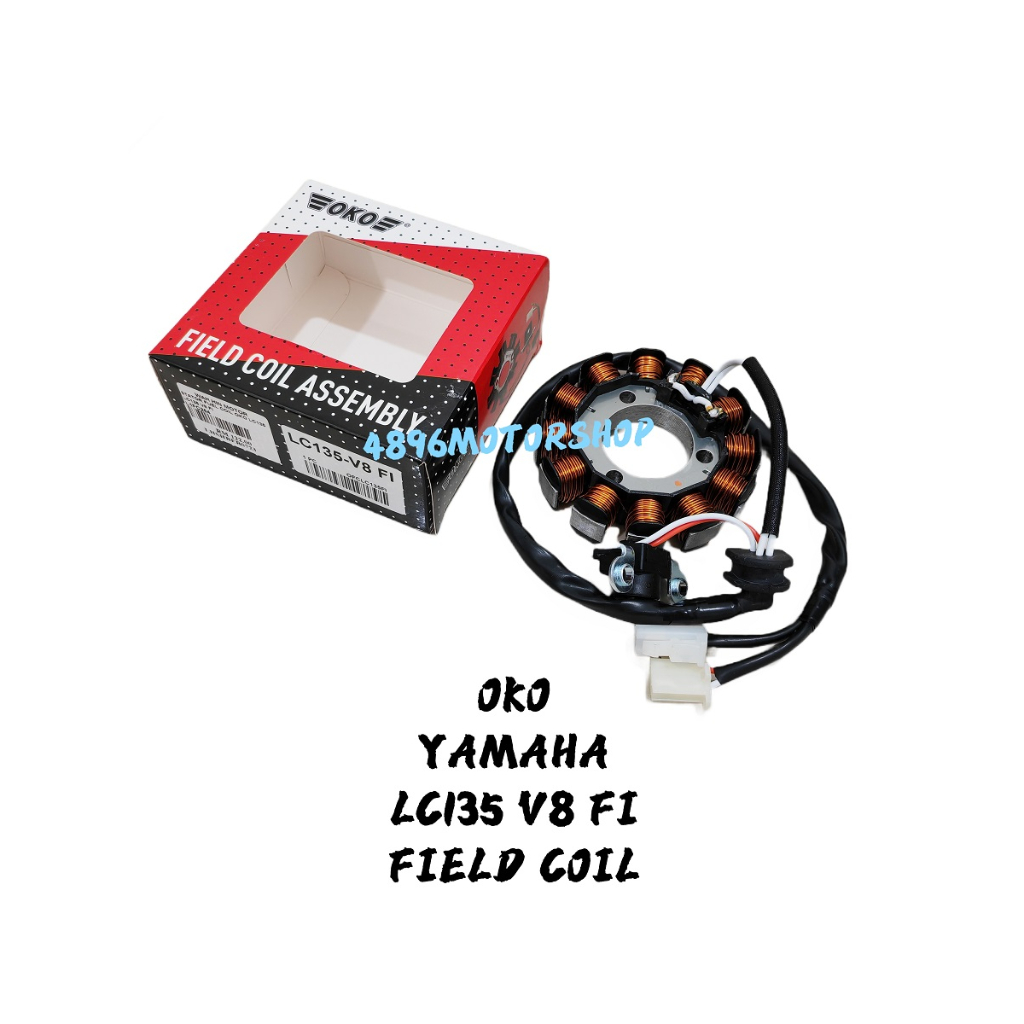 OKO YAMAHA LC135 V8 FI LC 135 MAGNET FUEL COIL / FIELD COIL / KOIL API ...